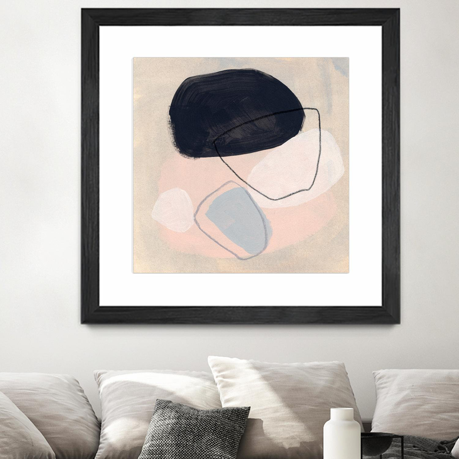 Orren Ellis 'Keystone Ii' Matted And Framed 36"X36" | Wayfair