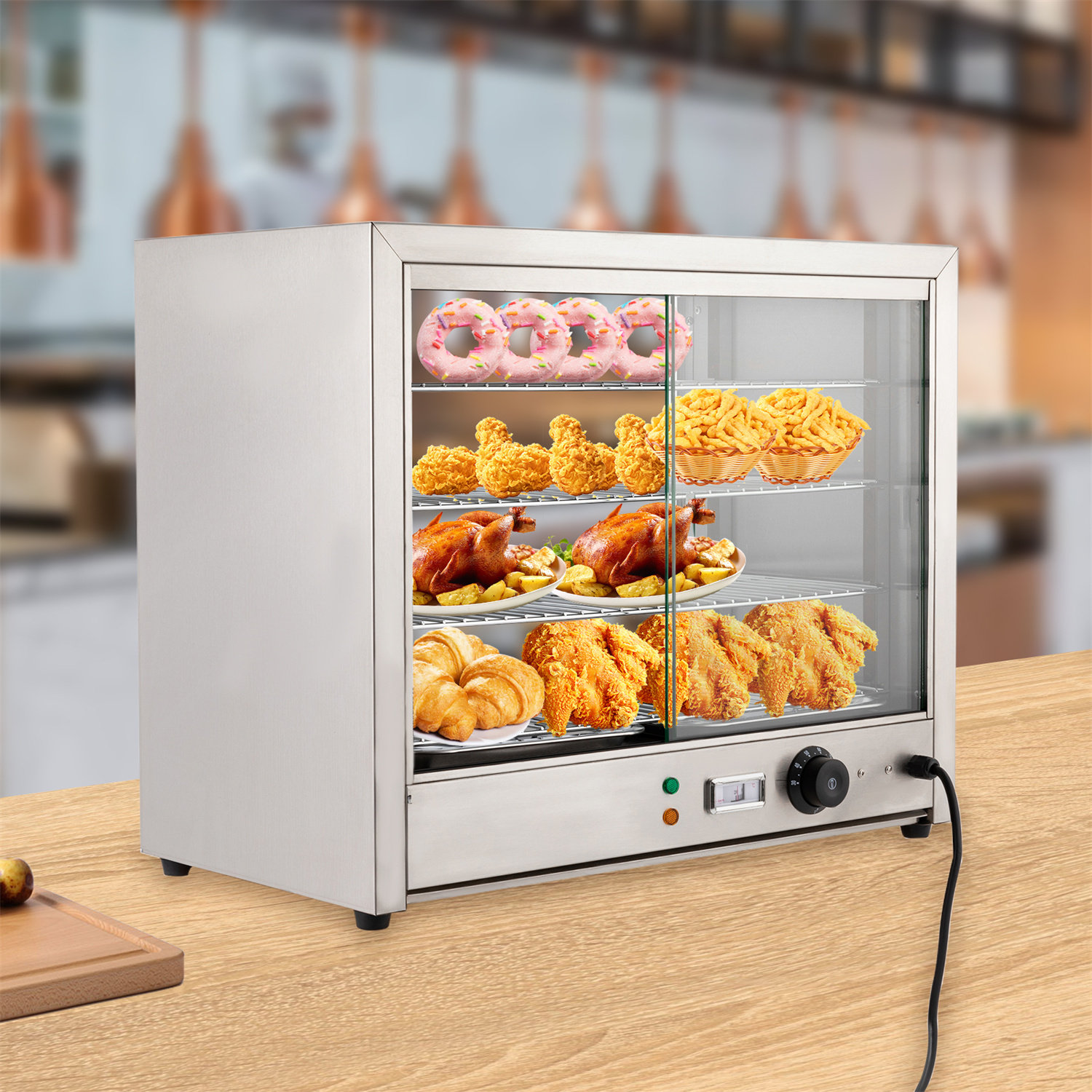 The Party Aisle™ 4-Tier Warmer Hot Food Display Cabinet - Wayfair Canada