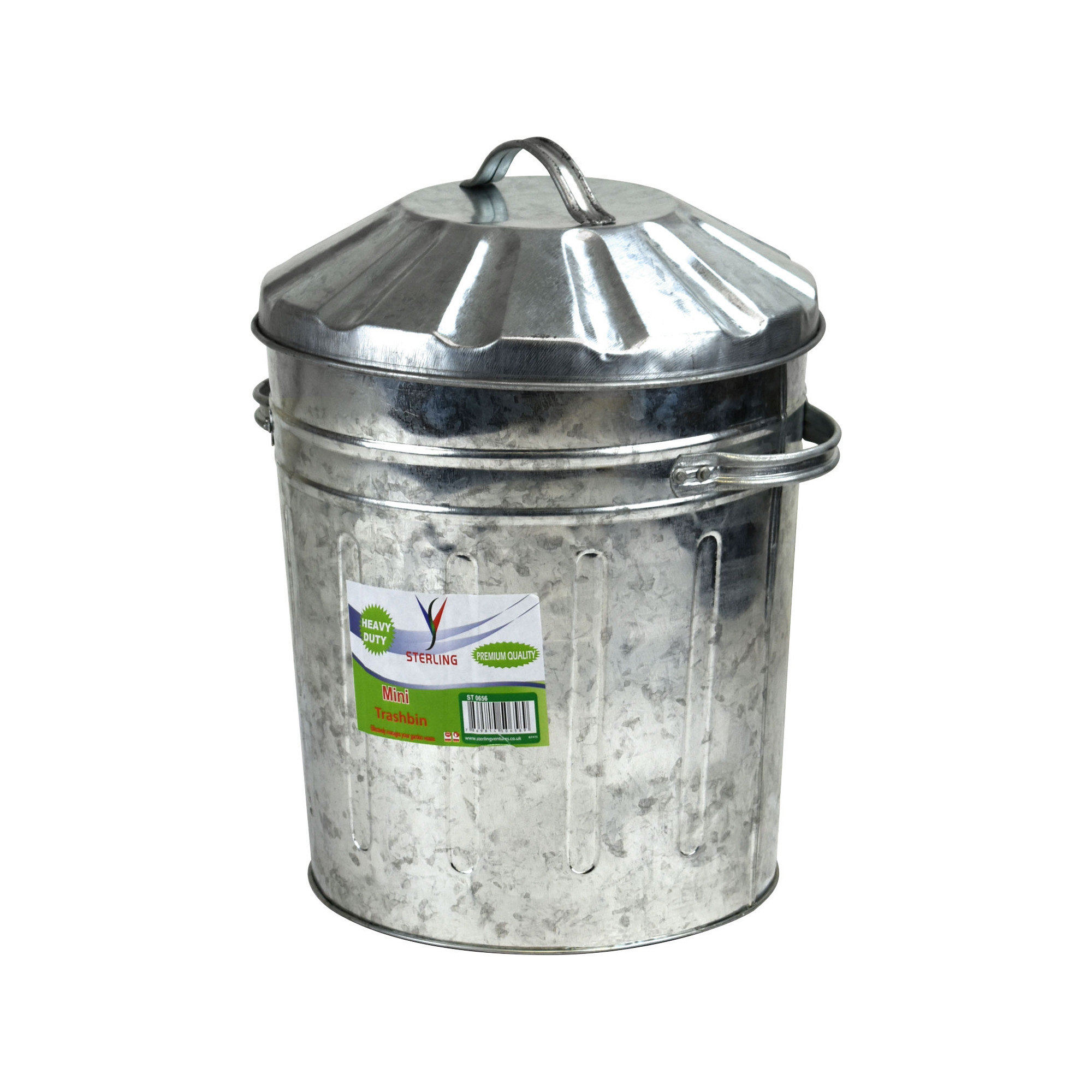 Sterling Ventures 15L Galvanised Mini Bin | Wayfair.co.uk