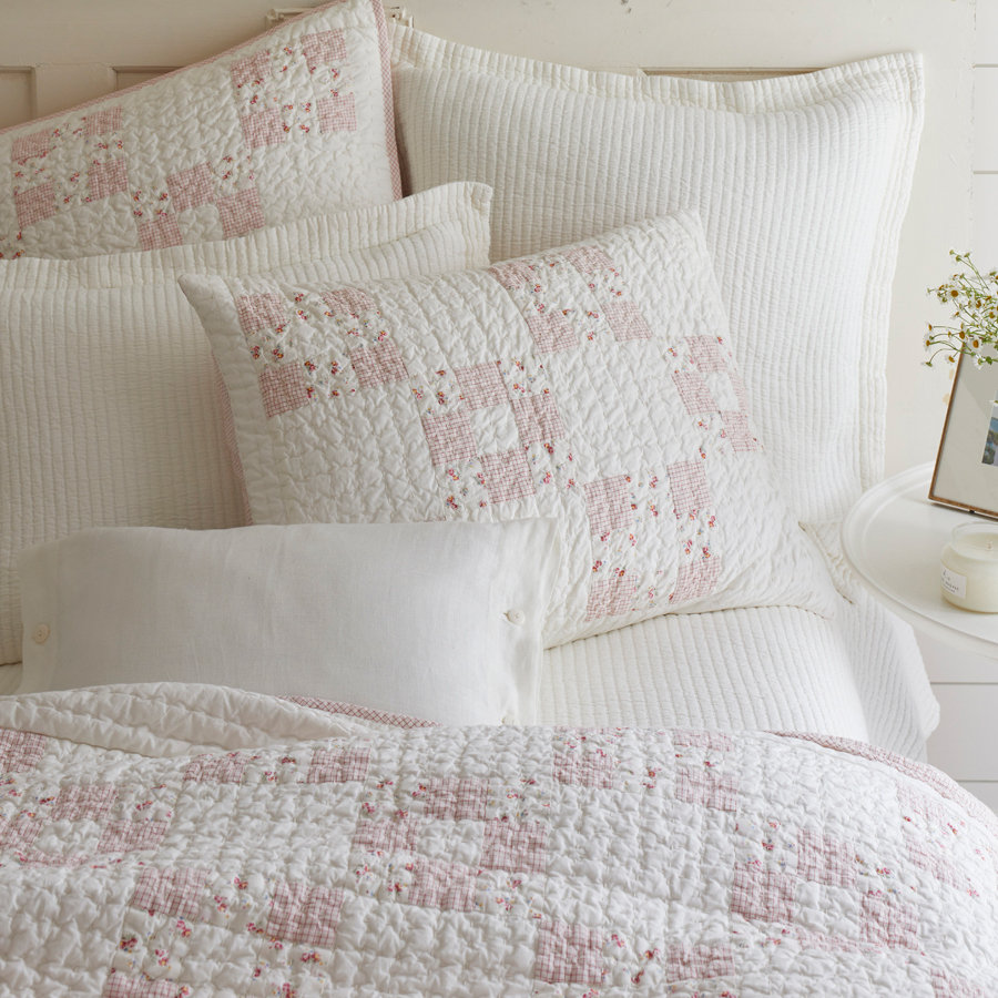 Taylor Linens Molly Floral Patchwork Cotton Quilt | Perigold