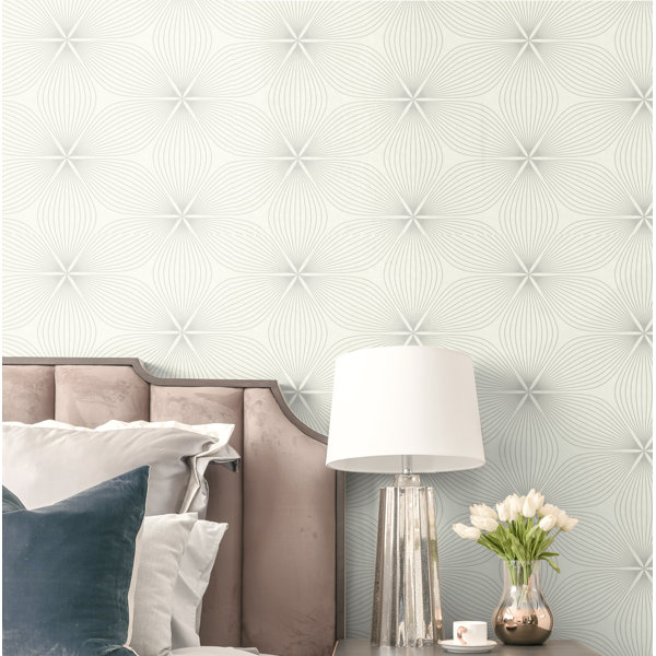 Kelly Clarkson Home Rouleau de papier peint L 33 pi x l 20,5 po Maureen ...