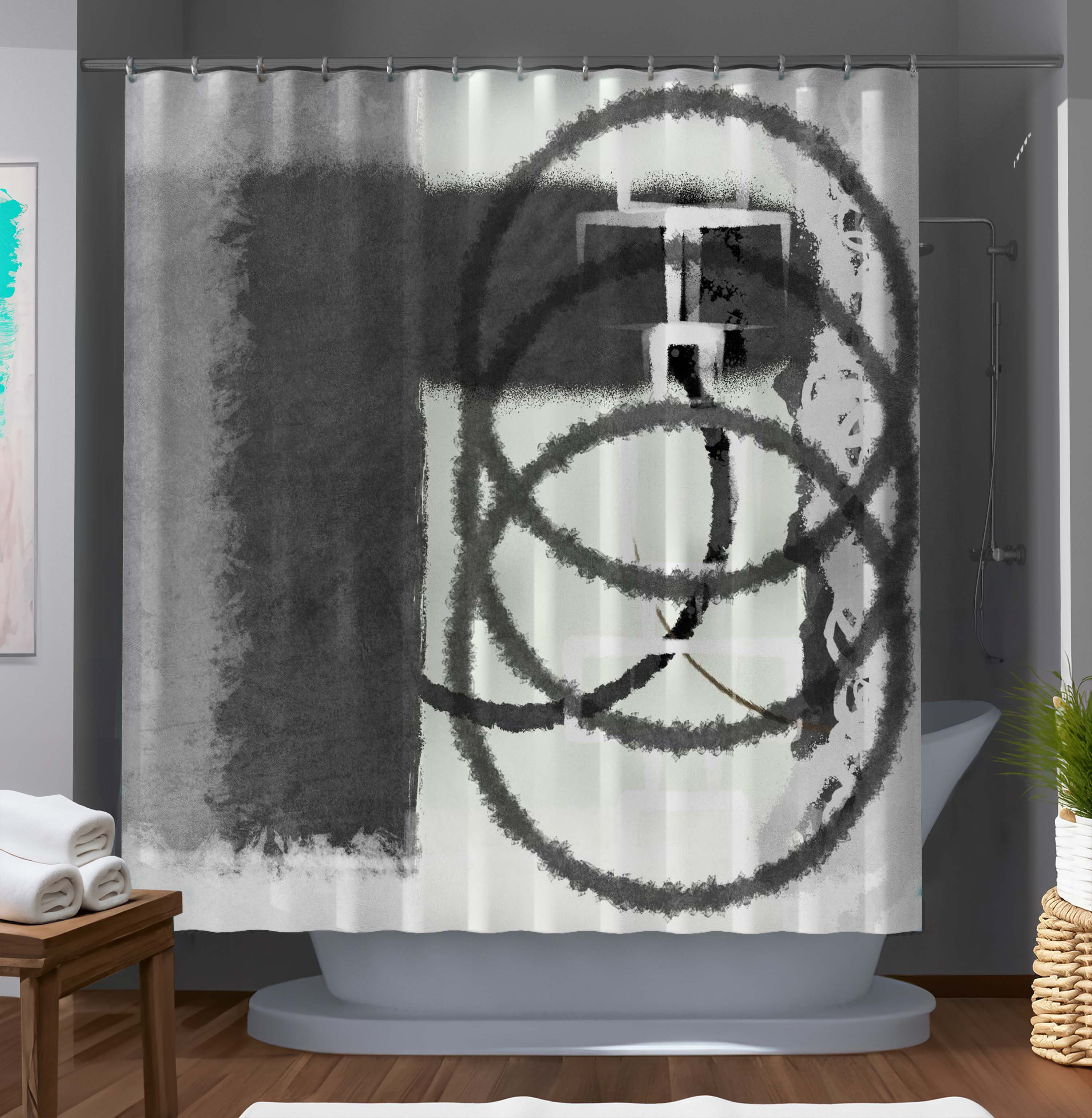 LeRoi Products Brief Fantastic Designer Shower Curtain - Wayfair Canada