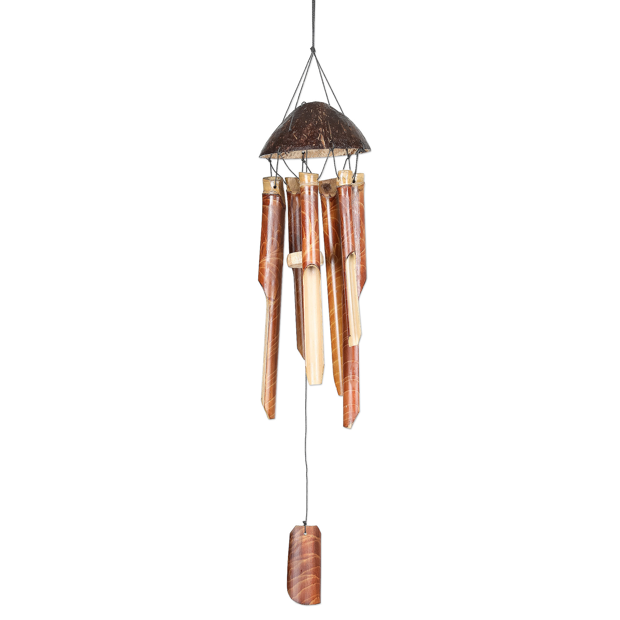 Arlmont & Co. Nekita Coconut Shell Wind Chime | Wayfair