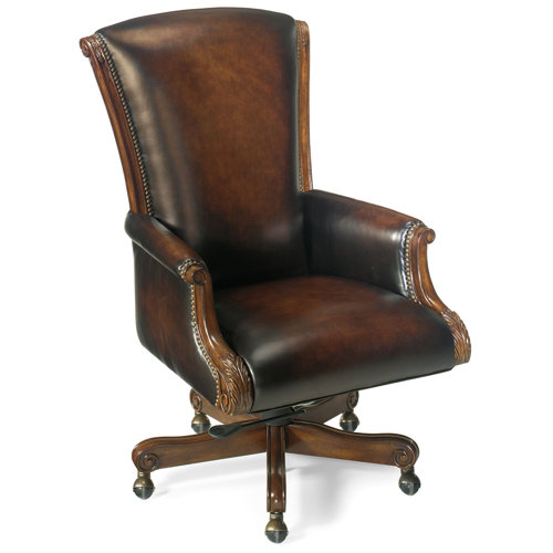Genuine Leather Executive Office Chairs You'll Love | Wayfair