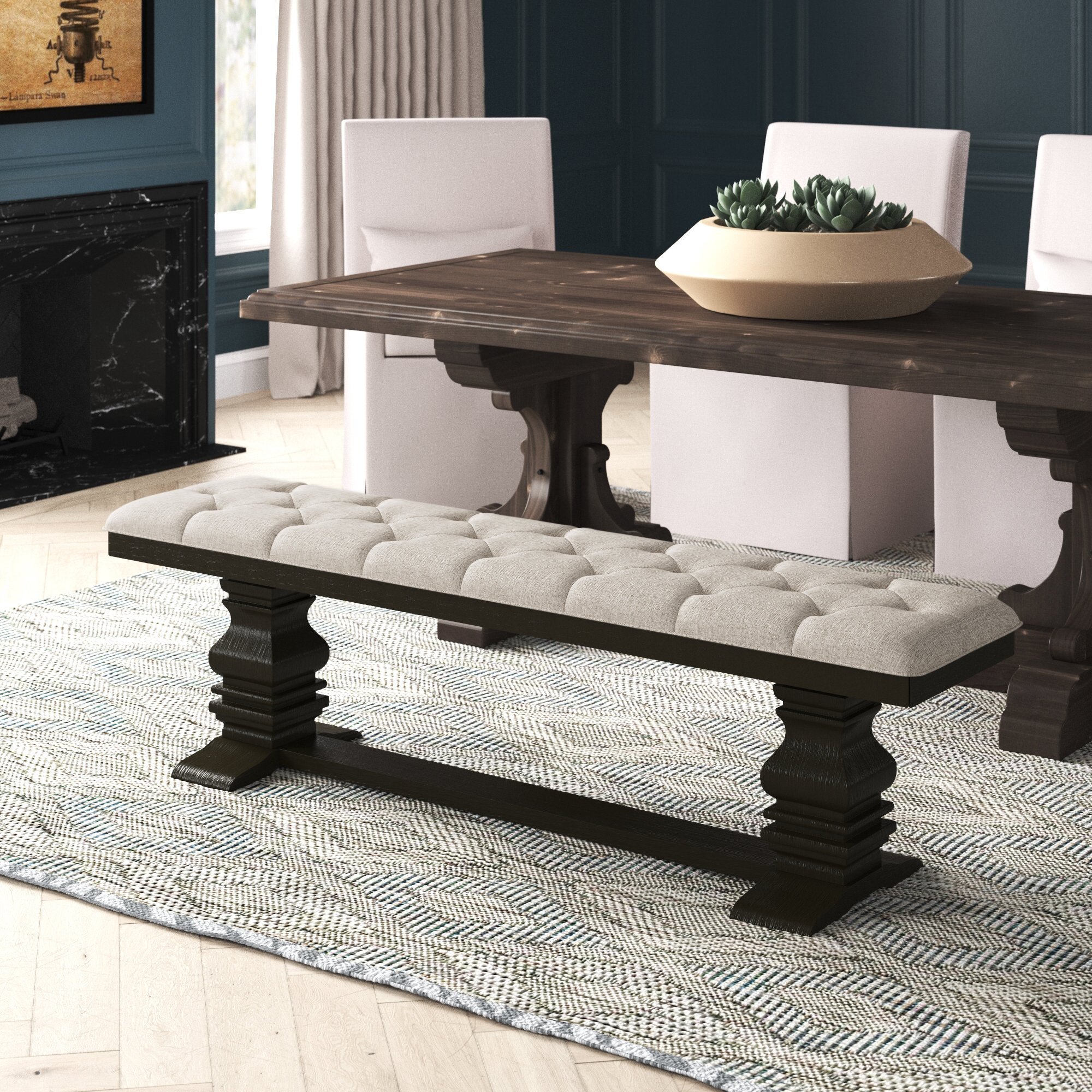 Greyleigh™ Aradhya Upholstered Bench & Reviews | Wayfair