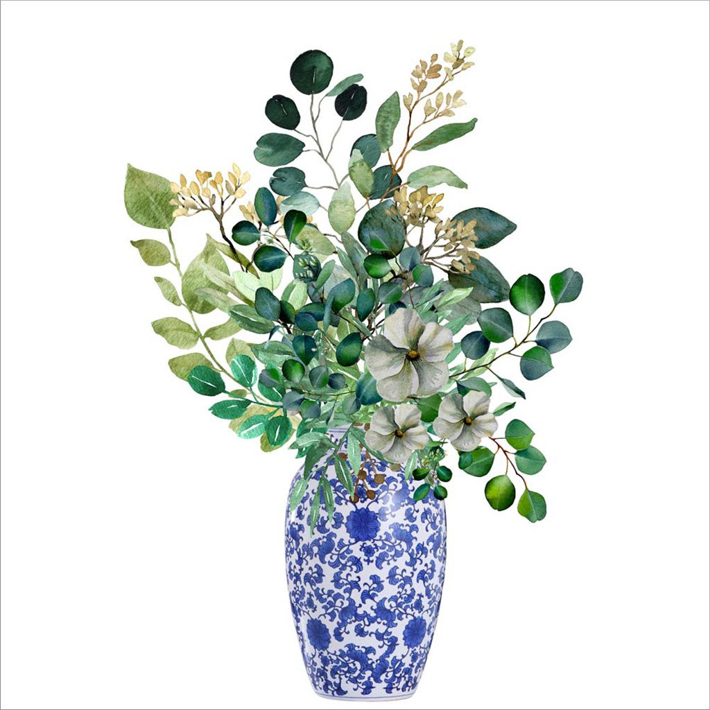 Charlton Home® Paisley Leaves by Jesse Keith - Wrapped Canvas Print ...