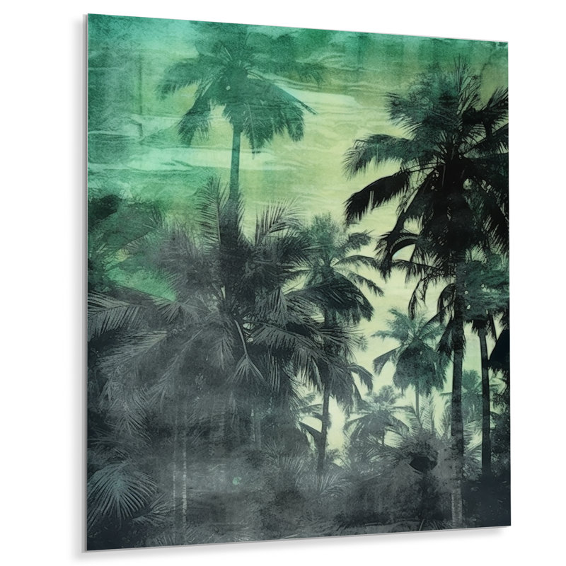 Millwood Pines Monochrome Palm Tree Paradise III - Palms & Palm Trees ...