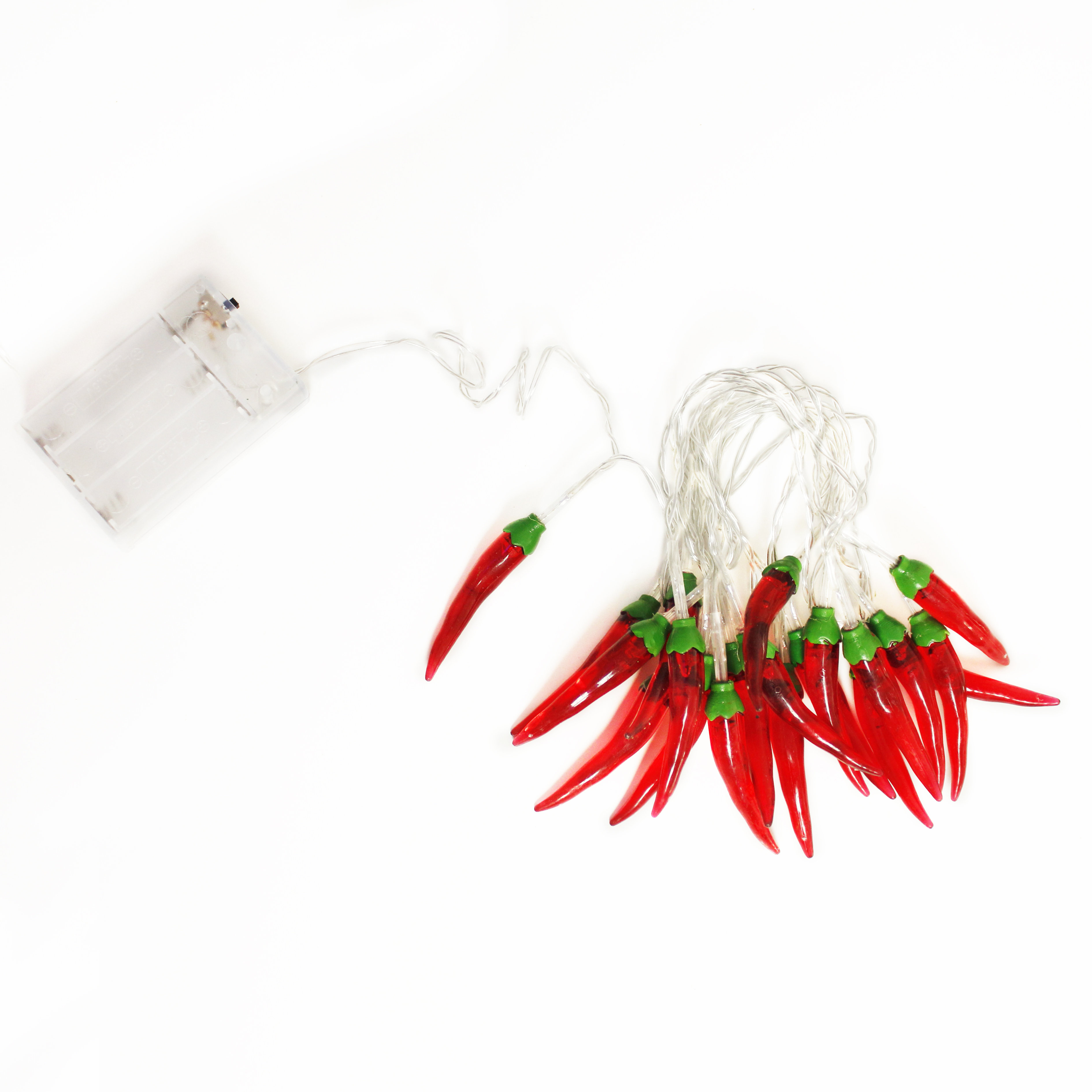 The Holiday Aisle® 20L Warm White Led With Chili Peppe,8"X20"Sp,With ...