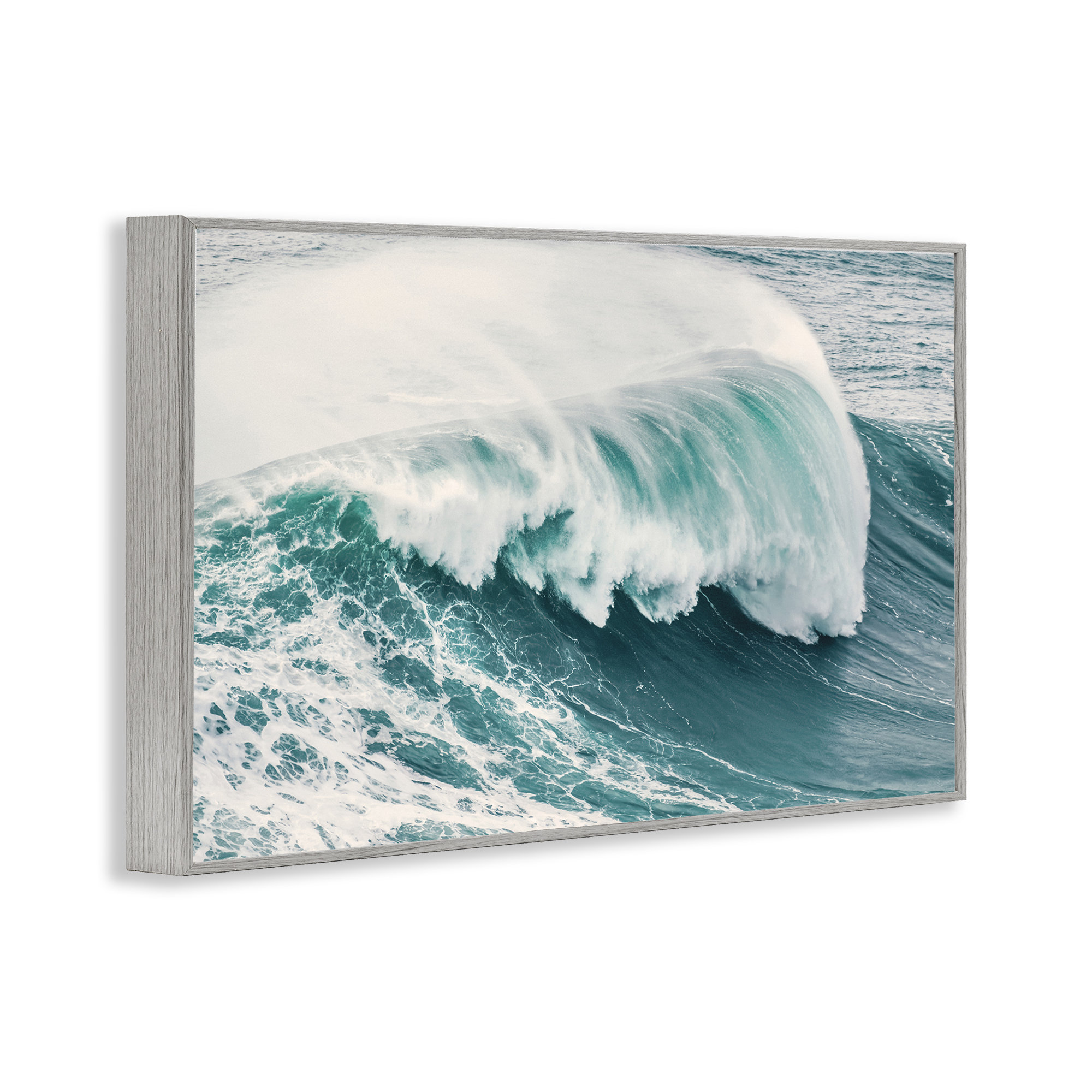 Ebern Designs Large Breaking Wave Giclee Art by Nataly White | Wayfair
