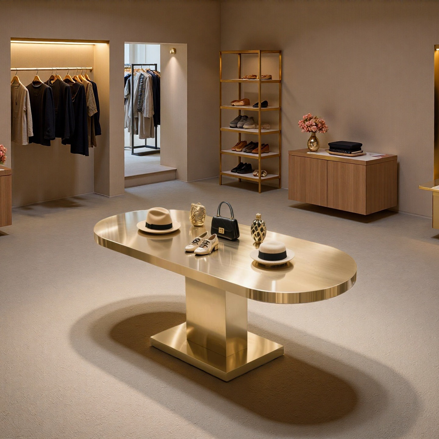Orren Ellis High-end display table for clothing store | Wayfair