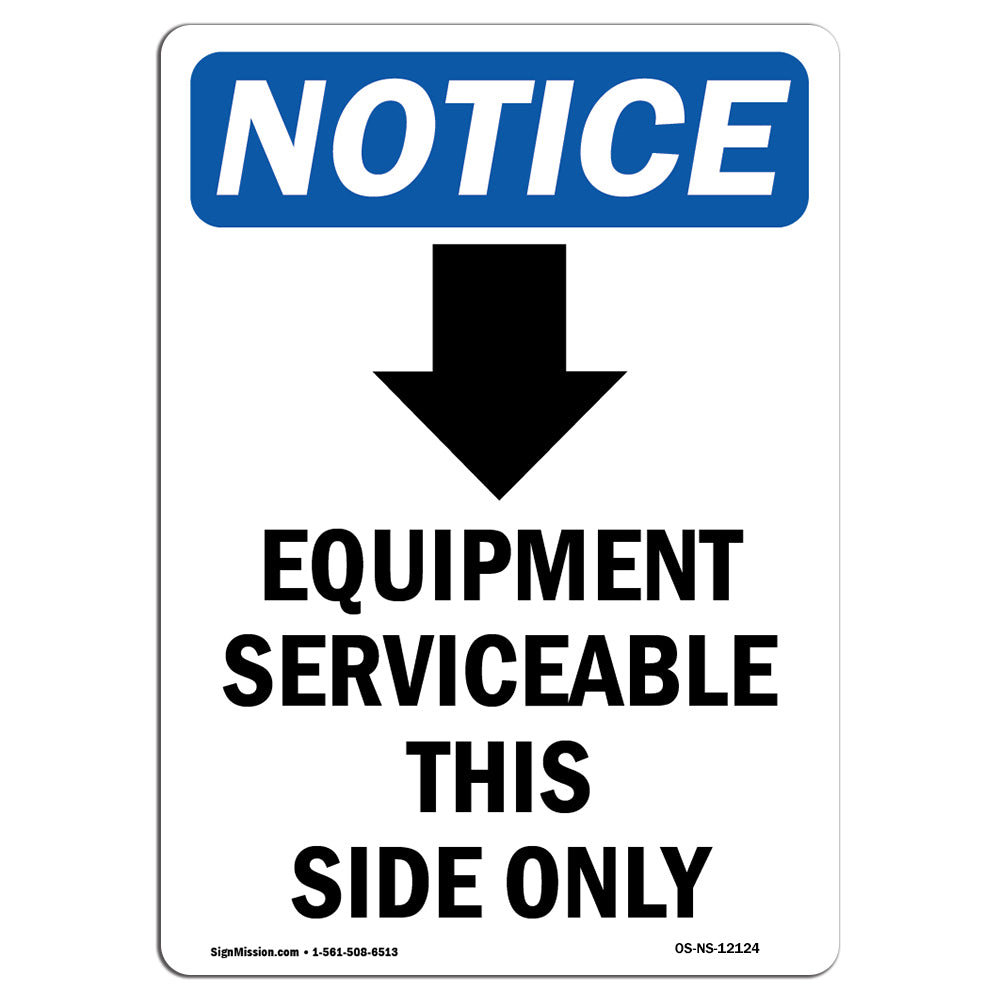 SignMission Equipment Serviceable Aluminum Sign 12 x 18 | Wayfair