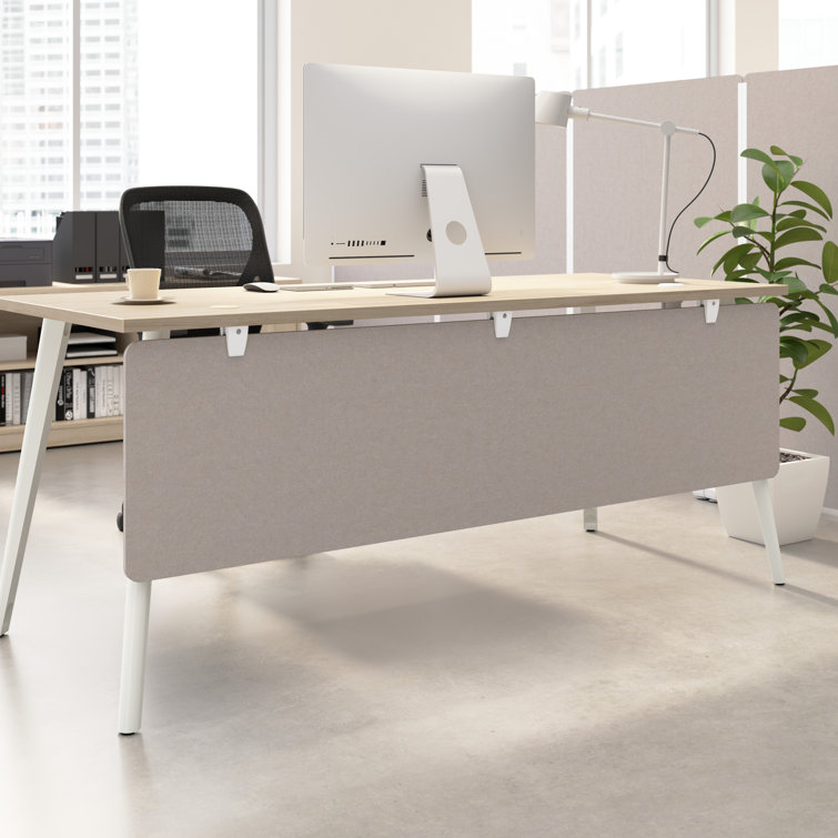 Bush Business Furniture Desktop Privacy Screen, Desk Mounted Office ...