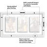 Latitude Run® Quadeer Floating Collage Frame - Display Three Photos ...