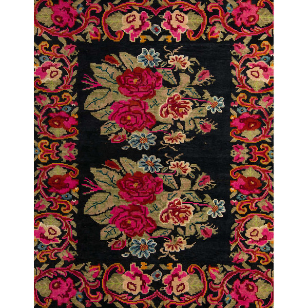 Canora Grey Red/Black Rug | Wayfair