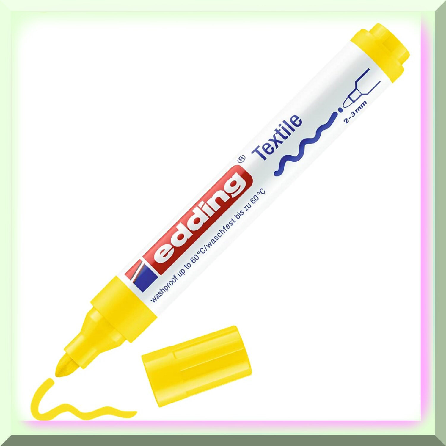 BRBCA Vibrant Yellow Textile Marker 1 Pack | Wayfair