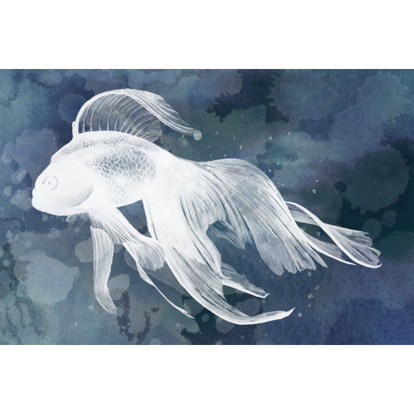 Highland Dunes Indigo Fish I | Wayfair.co.uk