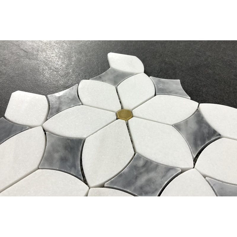 ES Stone Water Jet 6" x 6" Novelty Mosaic Wall & Floor Tile | Wayfair