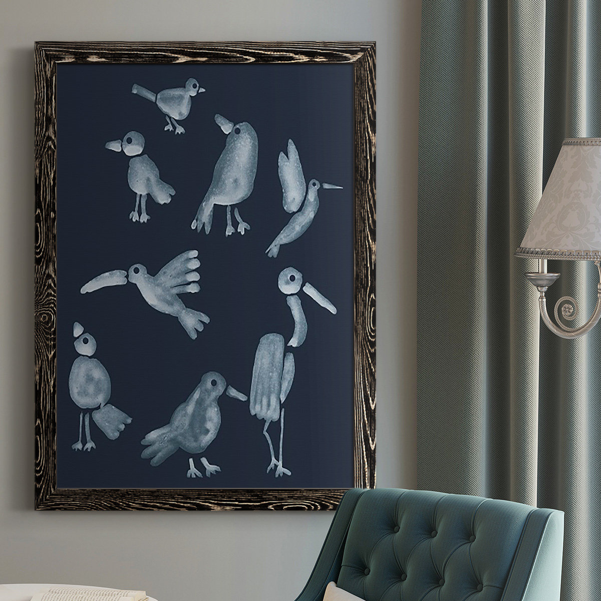 Red Barrel Studio Flock II Framed On Canvas Print - Wayfair Canada