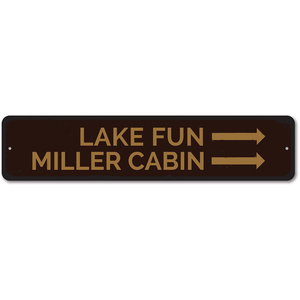 Lizton Sign Shop, Inc Lake Fun Metal Sign | Wayfair