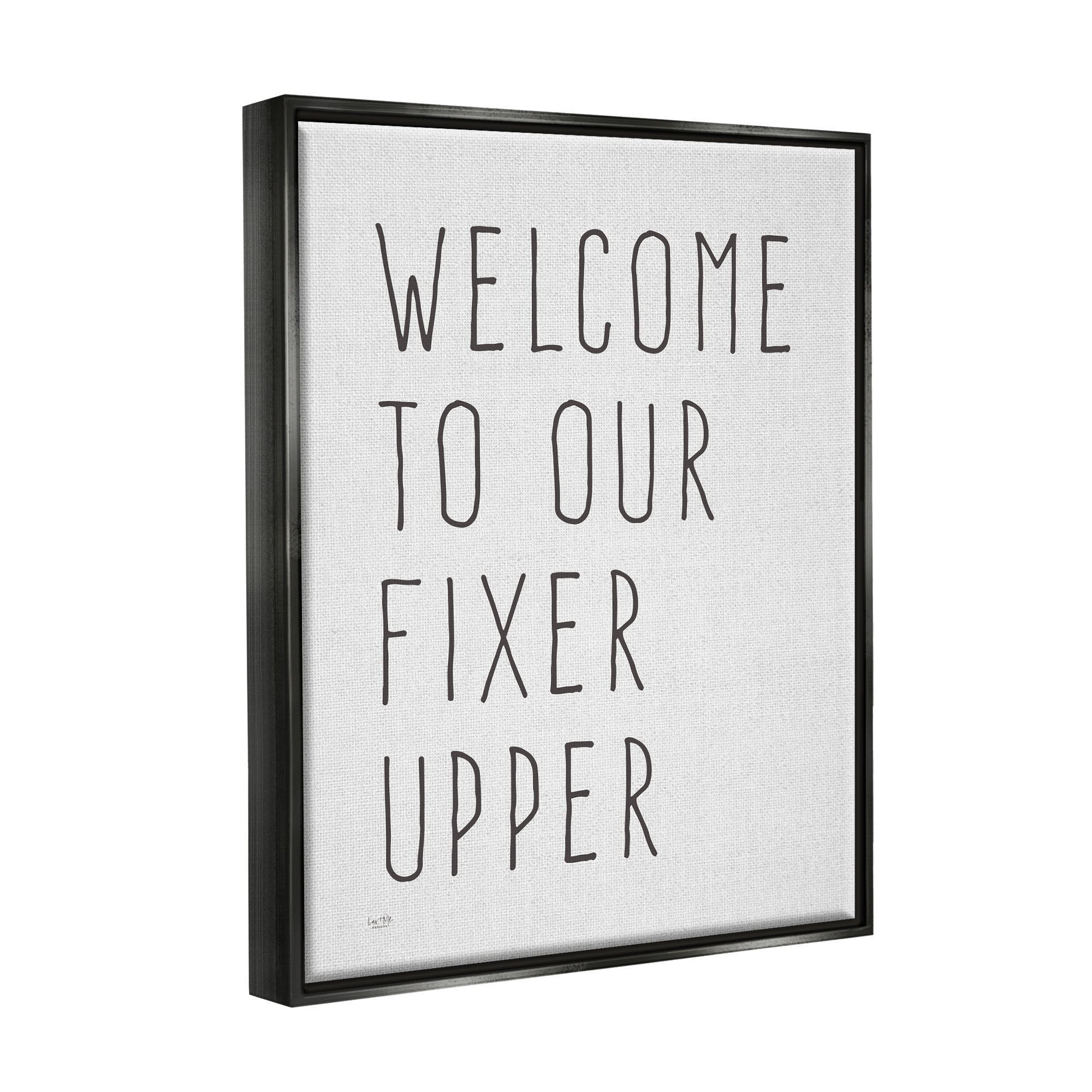 Stupell Industries Fixer Upper Home Welcome Sign by Lux + Me Designs ...