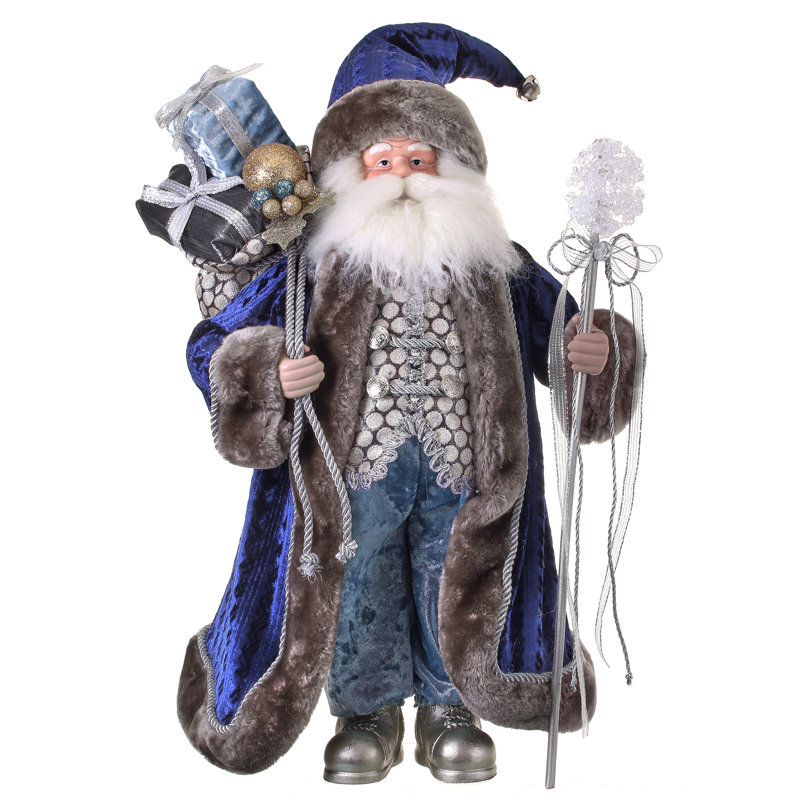 Regency International Winter Santa with Snowflake Staff Figurine ...