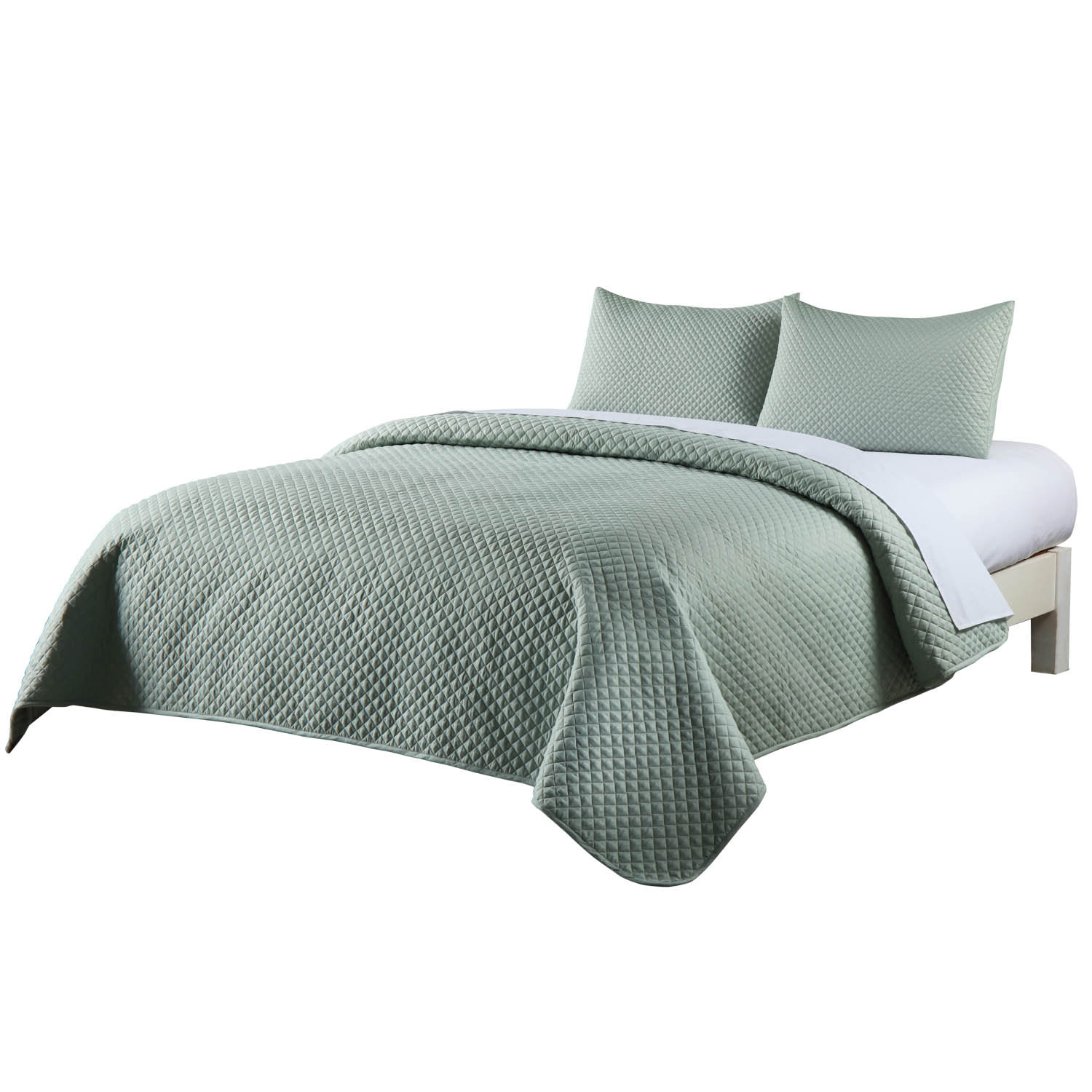 Lotus Home Microfiber Traditional Single Quilt & Reviews | Wayfair