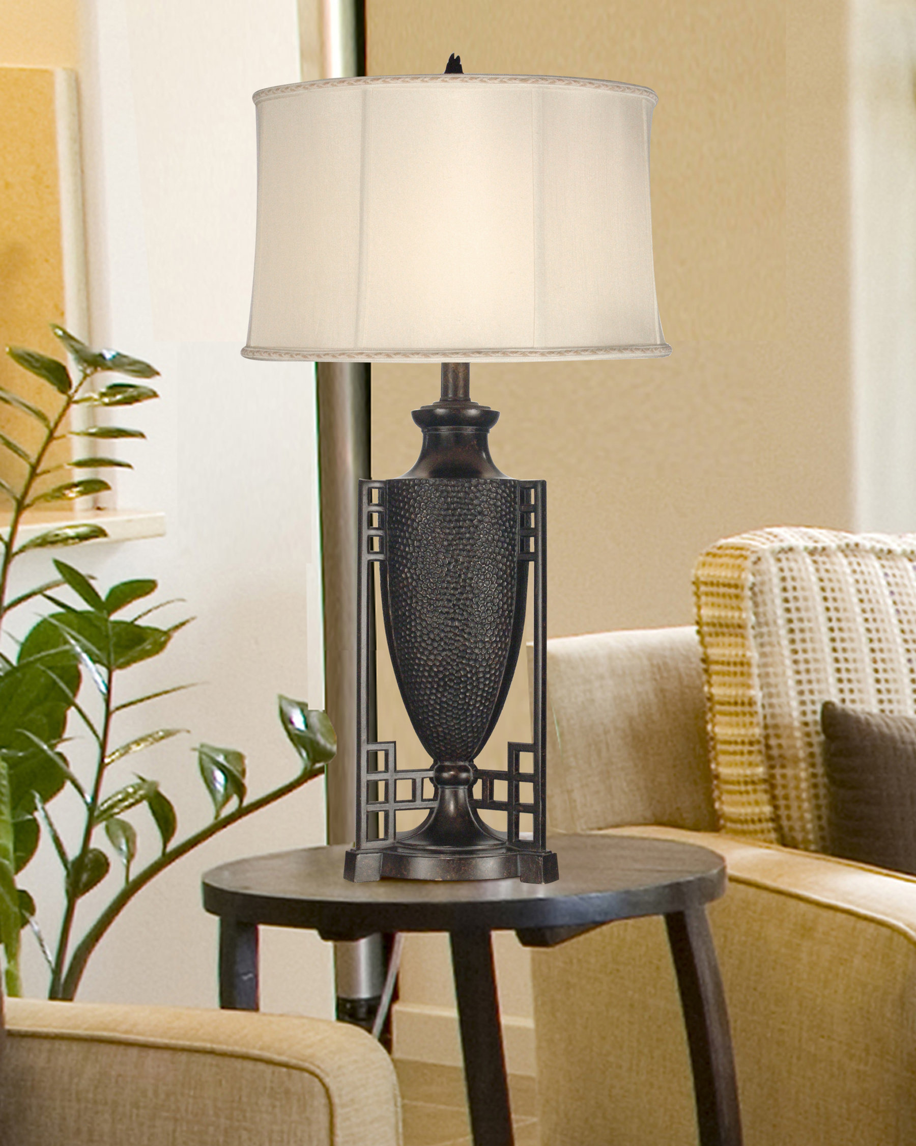 Dale Tiffany Caslon Metal Table Lamp | Wayfair