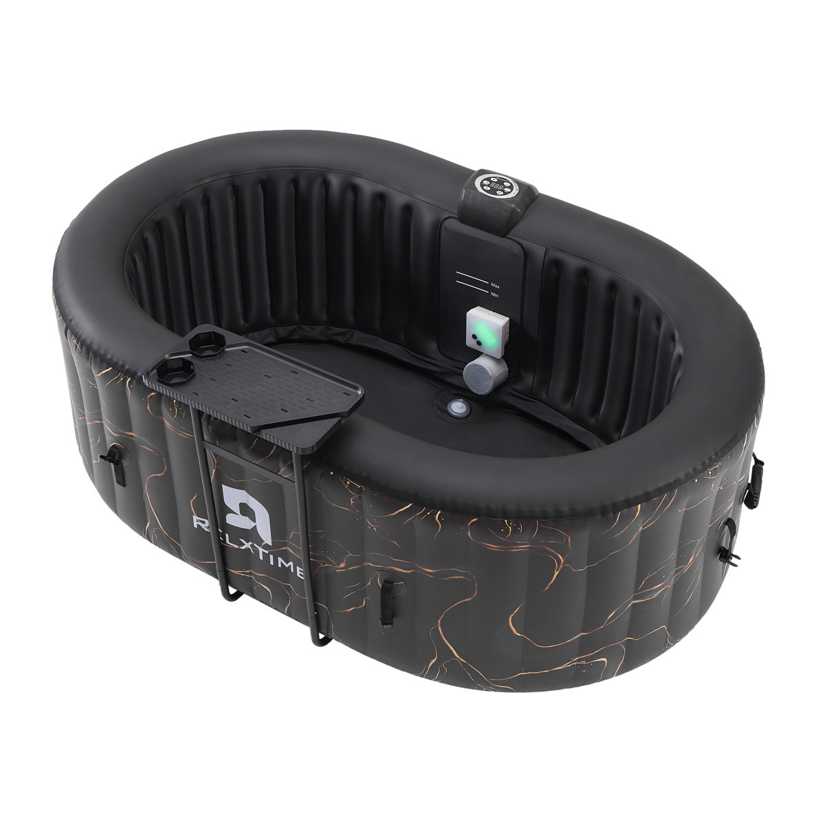 RELXTIME 2 Person Inflatable Hot Tub with Energy-saving Insulation ...