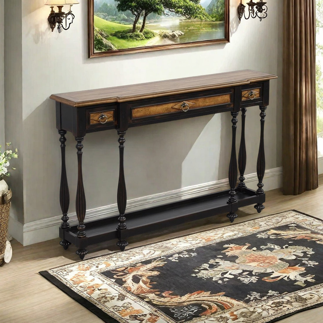 Canora Grey American-style multi-functional console table | Wayfair