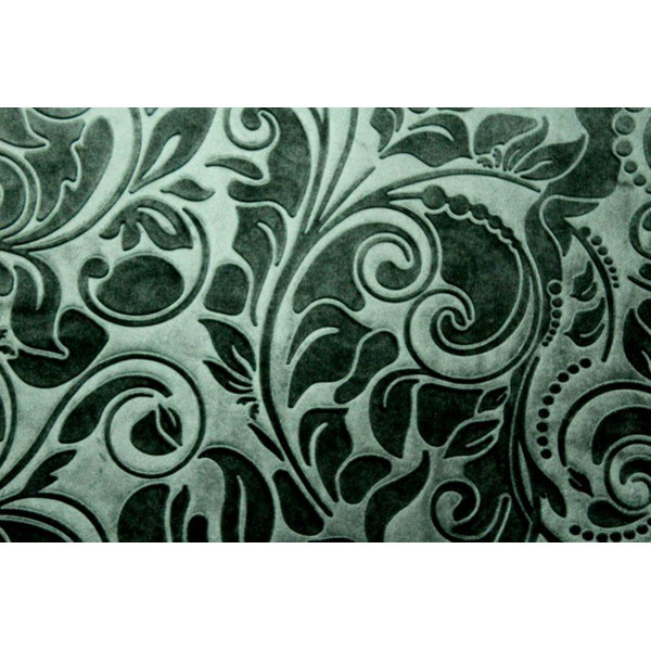Unique Quality Fabrics Brocade Scroll Velvet Fabric, Embossed Material ...