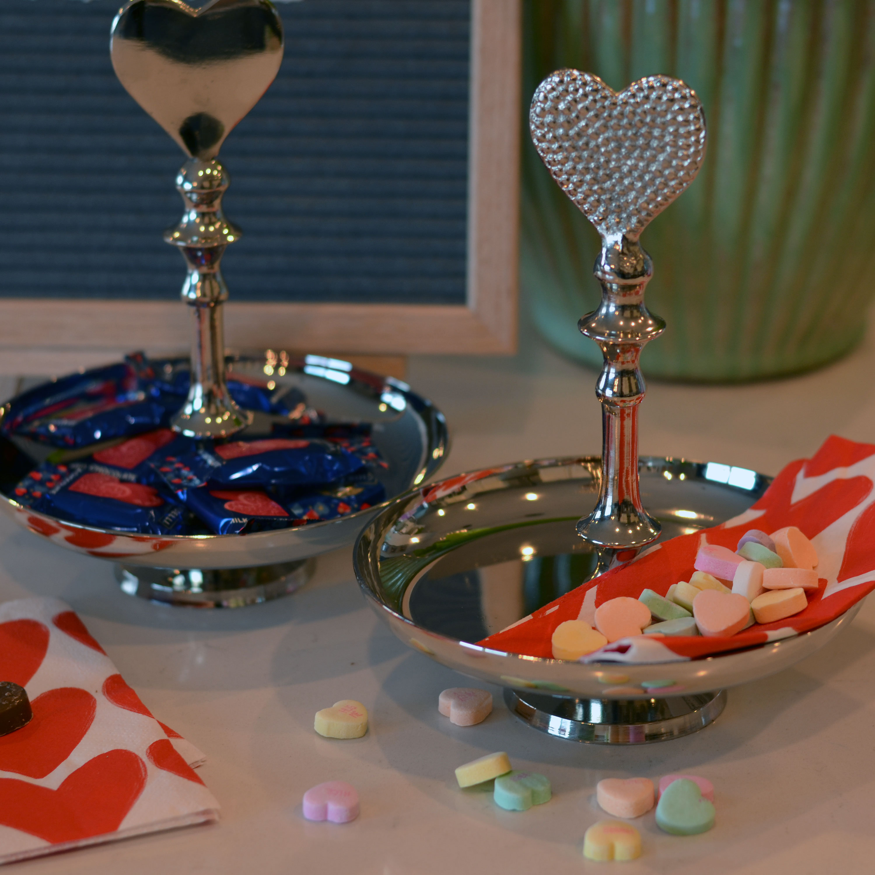 House of Hampton® Ihno Heart Handled Trays | Wayfair