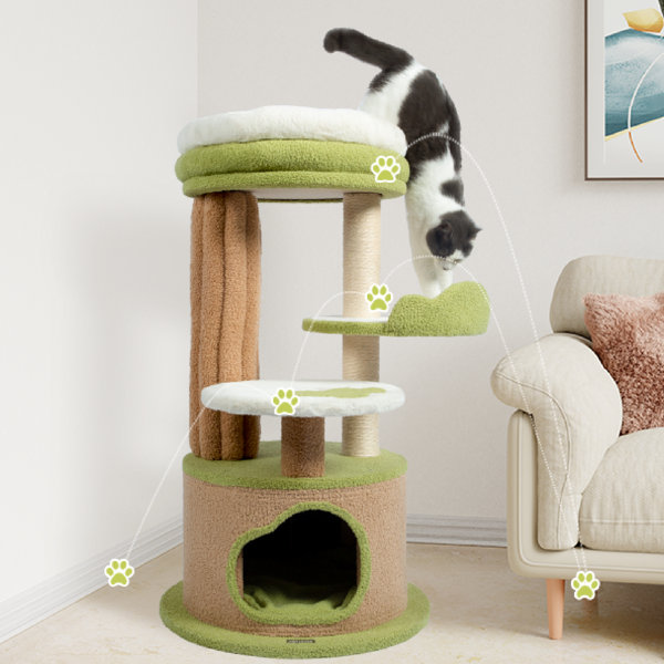 Tucker Murphy Pet™ Gesinus 42.5"H Cute Cat Tree | Wayfair