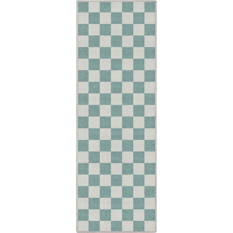 Well Woven Apollo Geometric Machine Woven Polyester Area Rug in Green ...