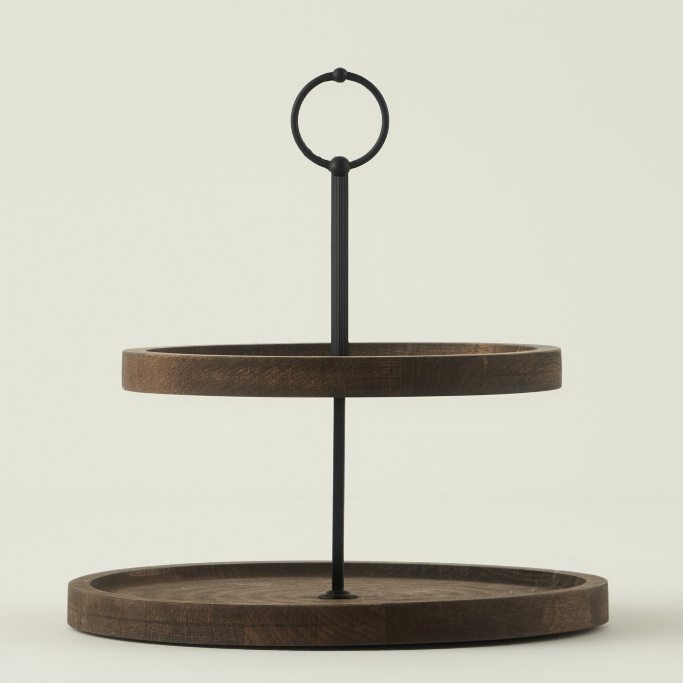 Ophelia & Co. Wooden 2-Tier Serving Stand | Wayfair