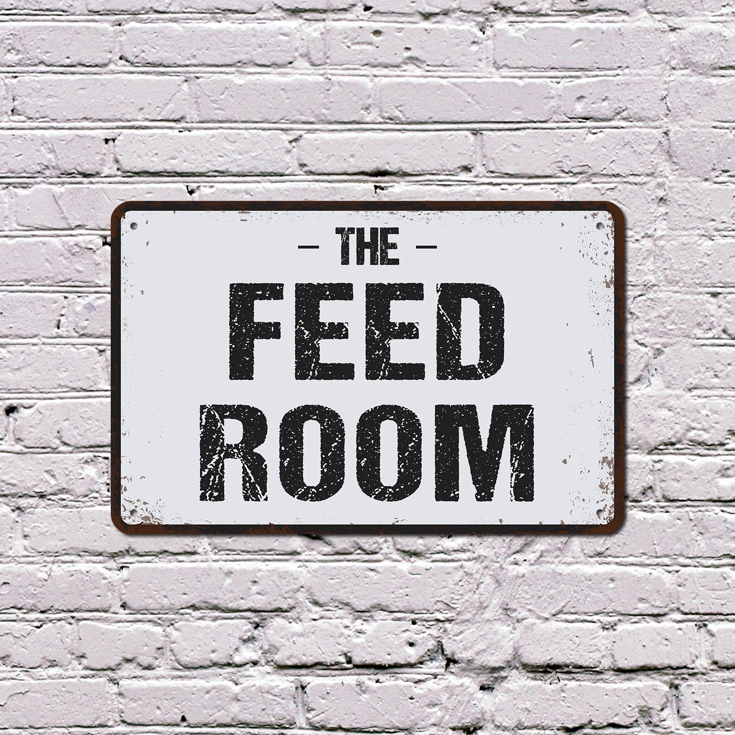 SignMission Feed Room 8 Inch x 12 Inch Plastic Sign | Wayfair