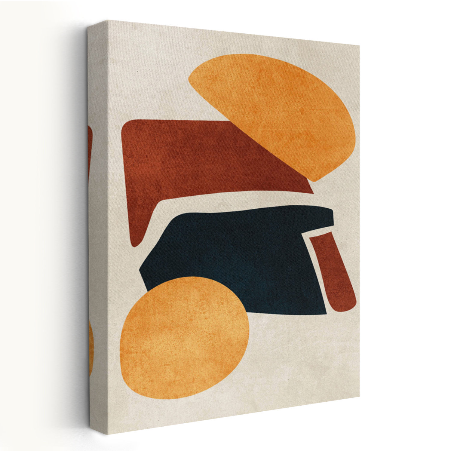 George Oliver Earth Tone - Abstracts Minimalist Art | Wayfair