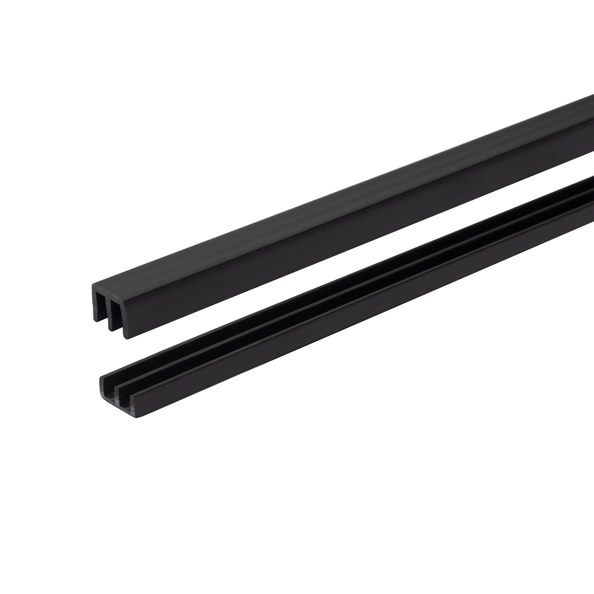 Outwater Plastic .75" Thick x .75" Wide x 36" Length Molding Track ...
