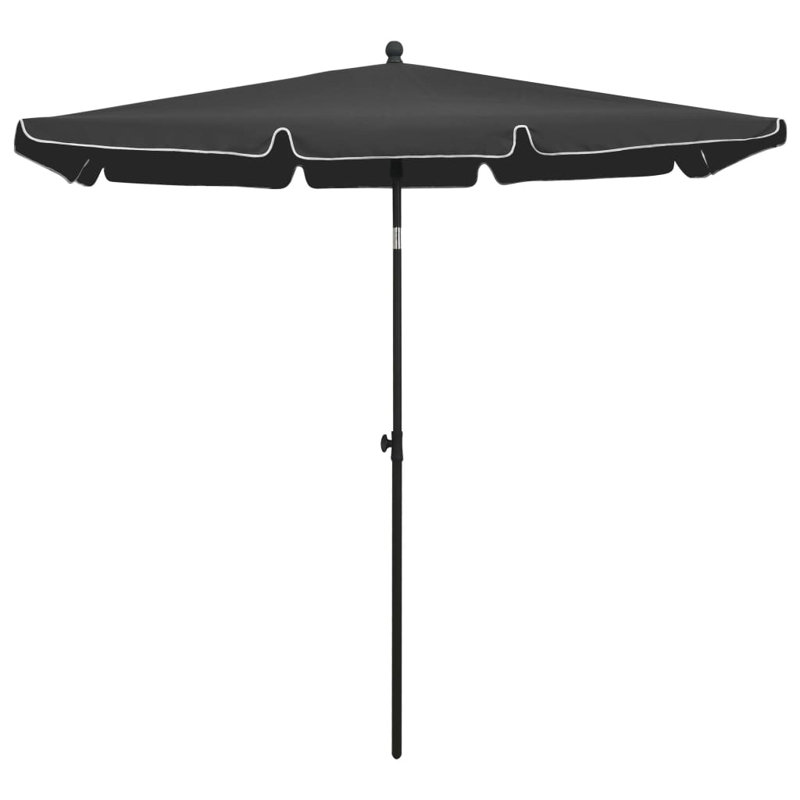 VidaXL 82.7" x 55.1" Rectangular Beach Umbrella & Reviews | Wayfair