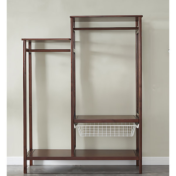 VICABY Vintage solid wood floor coat rack | Wayfair