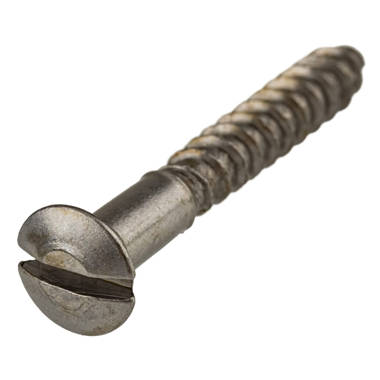 UNIQANTIQ HARDWARE SUPPLY Oval Head Slot Drive Wood Screw | Wayfair