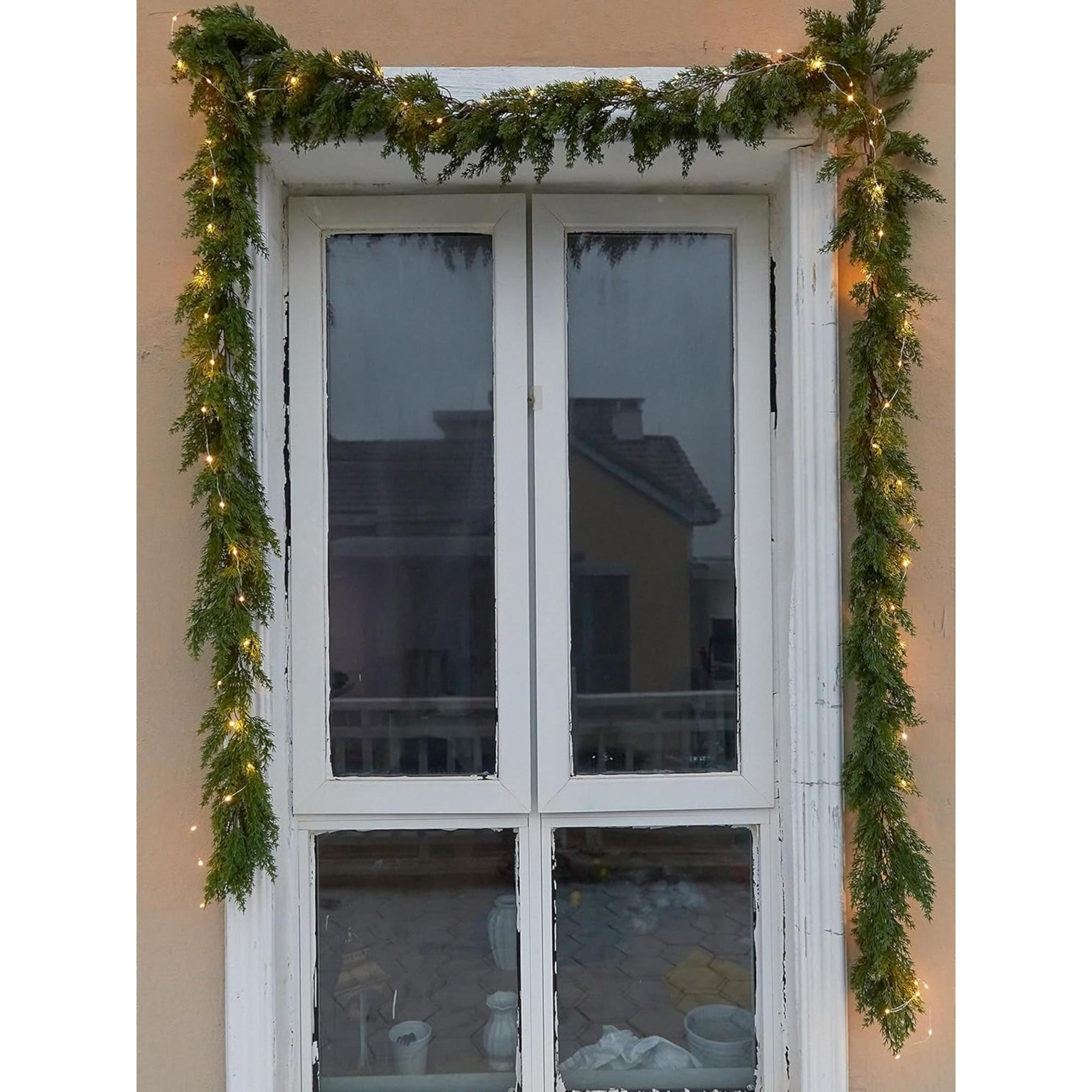 The Holiday Aisle® Seasonal Artificial Christmas Garland With Lights ...