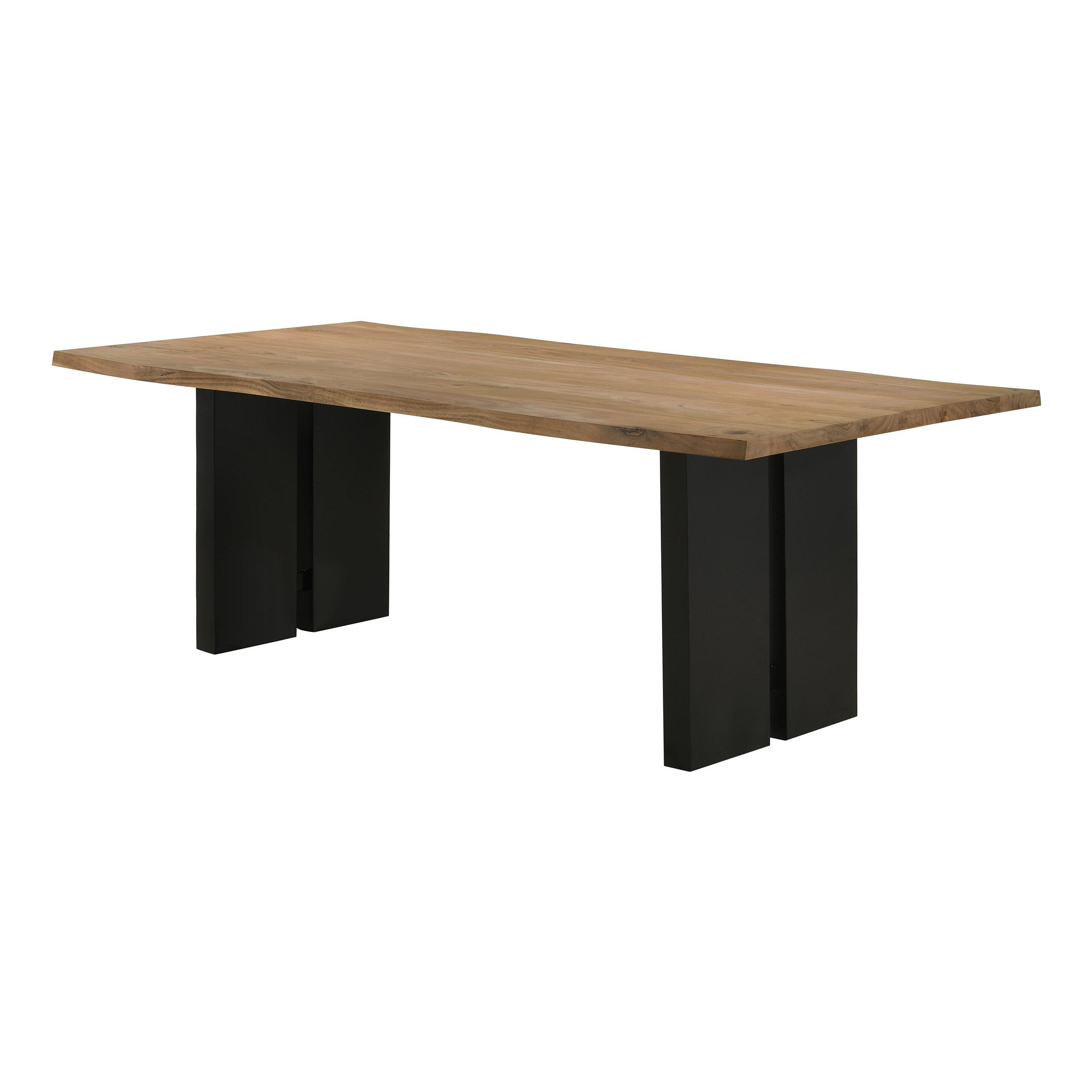 Millwood Pines 80-inch Live Edge Wood Dining Table Natural Acacia | Wayfair