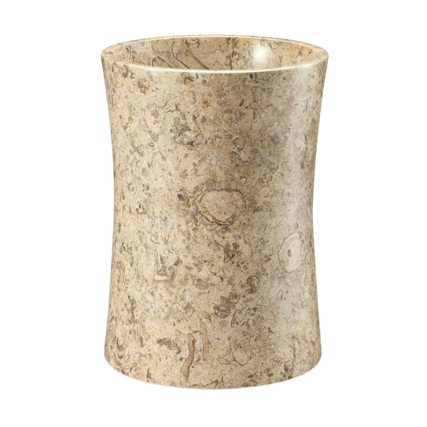 Fleur De Lis Living Ransome Stone Open Waste Basket - 1.5 Gallons ...