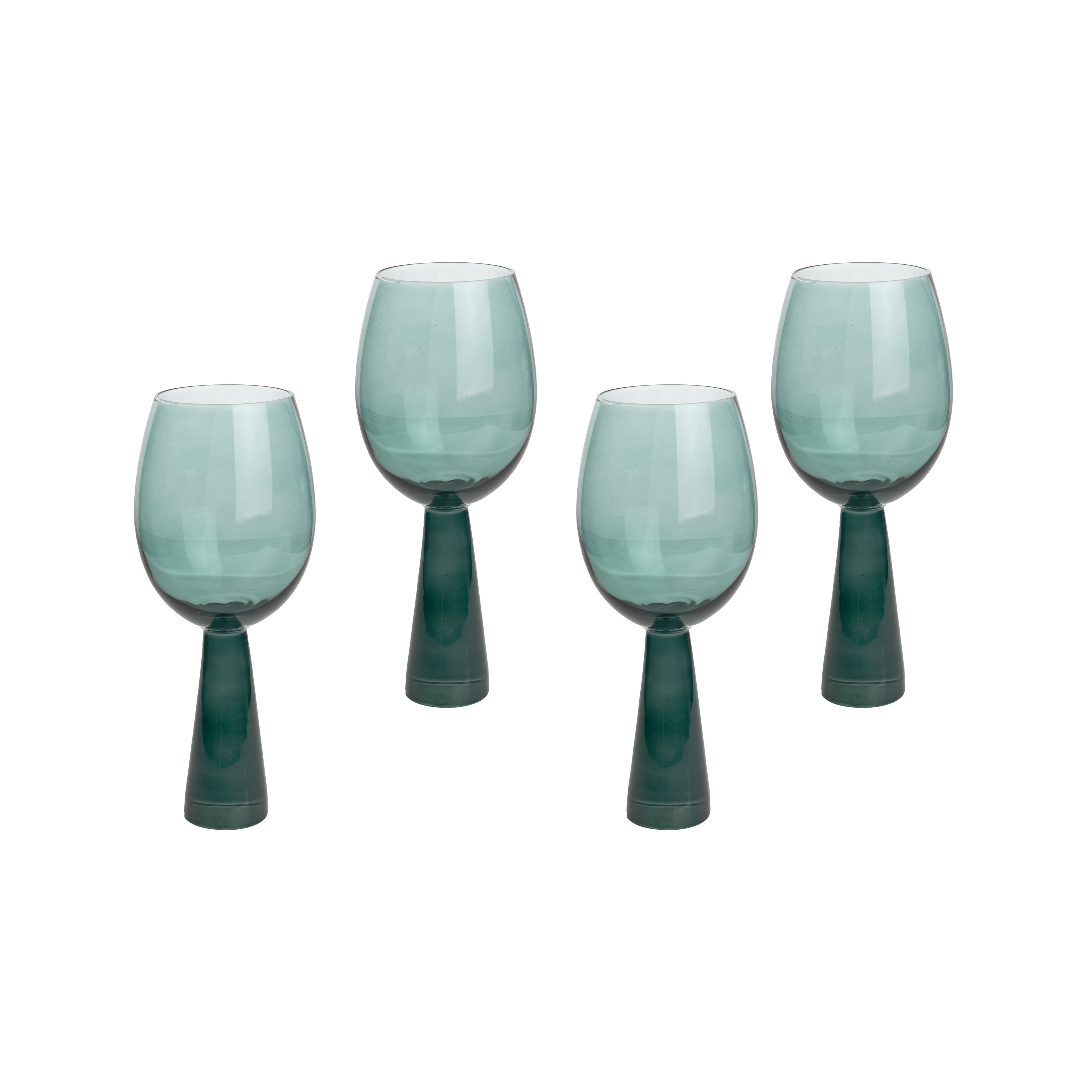 Wade Logan Rose 12oz. Tempered Glass Wine Glass Set - Wayfair Canada
