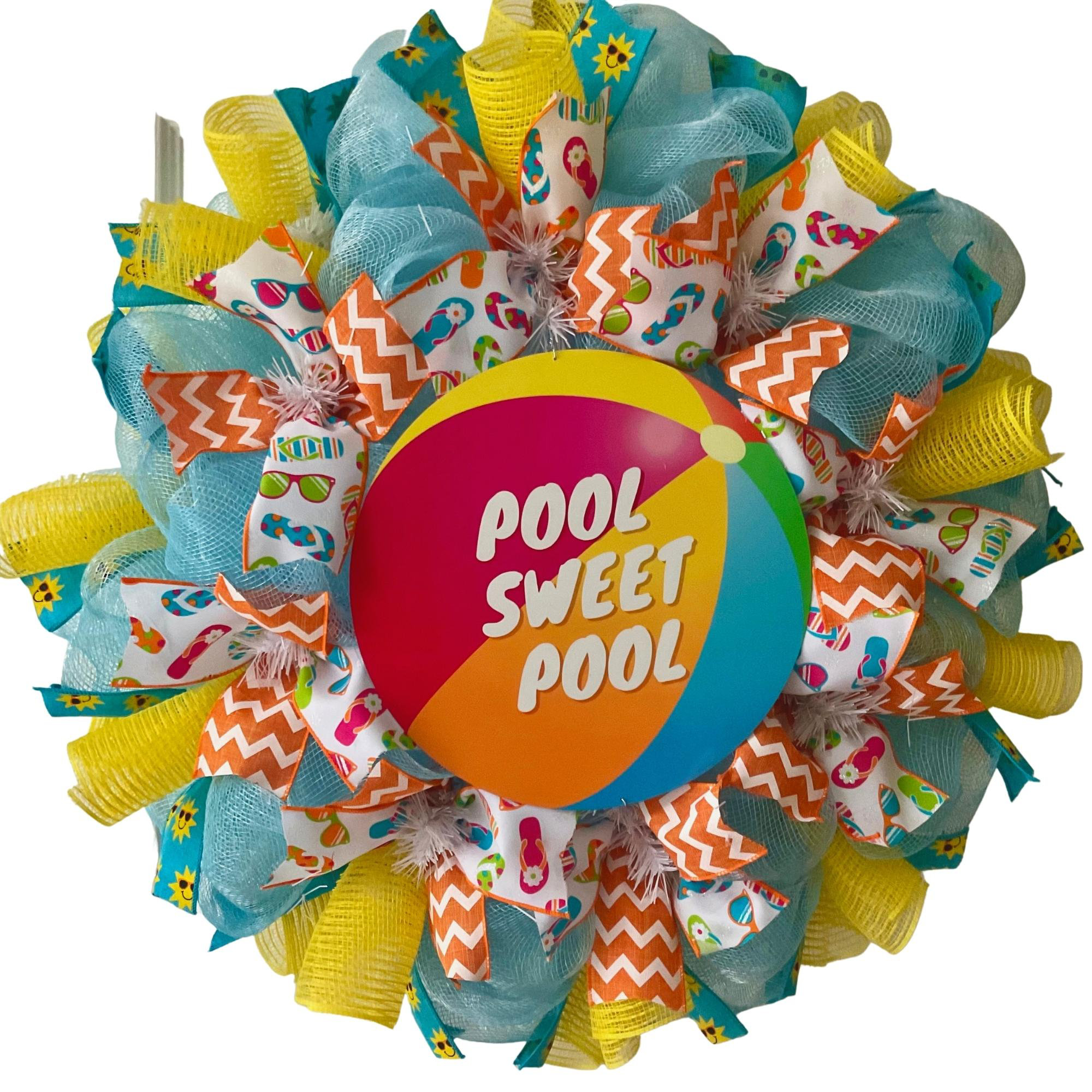 The Holiday Aisle® Summer Wreath Pool Sweet Pool 24 inch Diameter ...