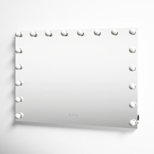 Willa Arlo Interiors Alongi Rectangle LED Mirror & Reviews | Wayfair