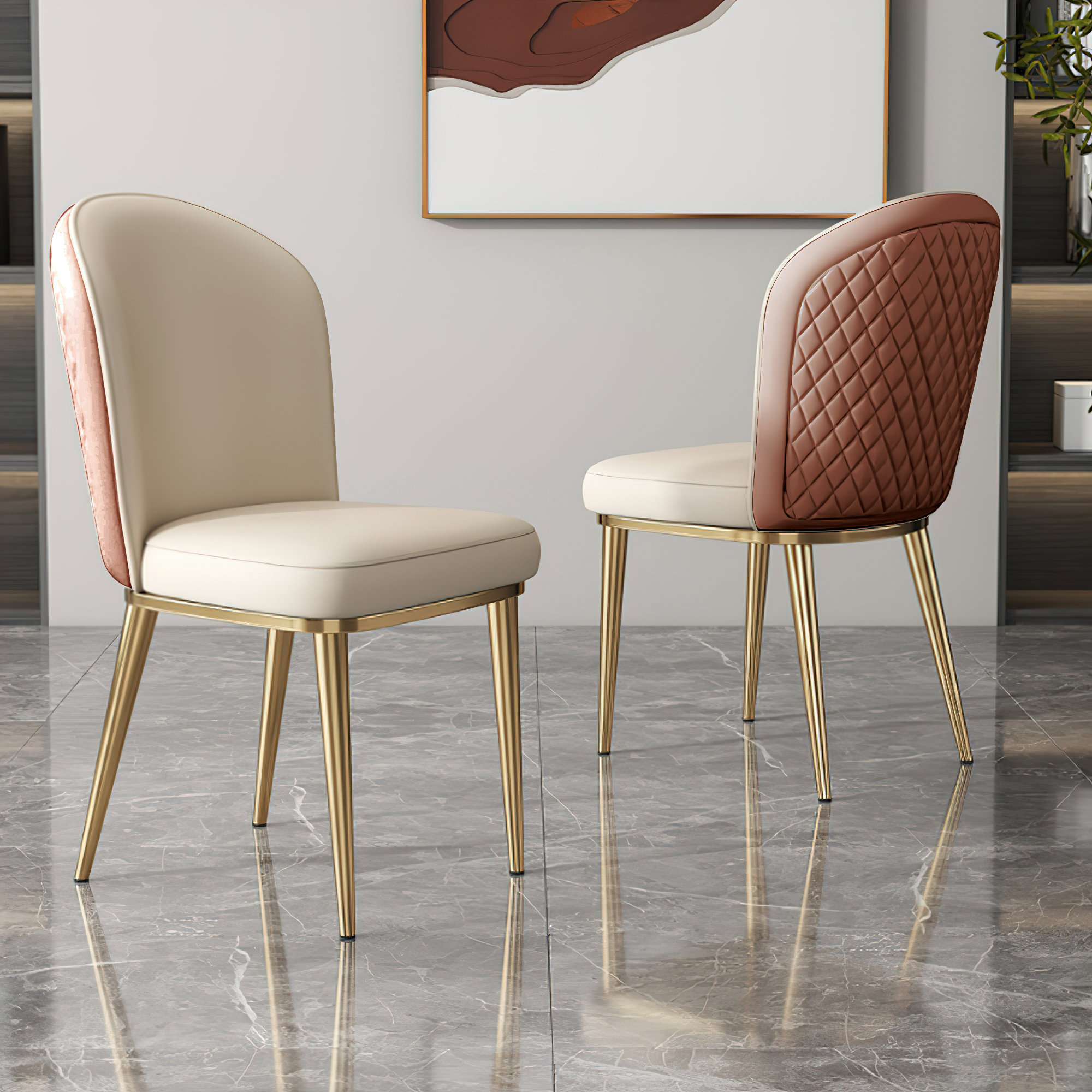 Mercer41 Kanaloa Parsons Chair in Off White,Dining Room Chairs ...