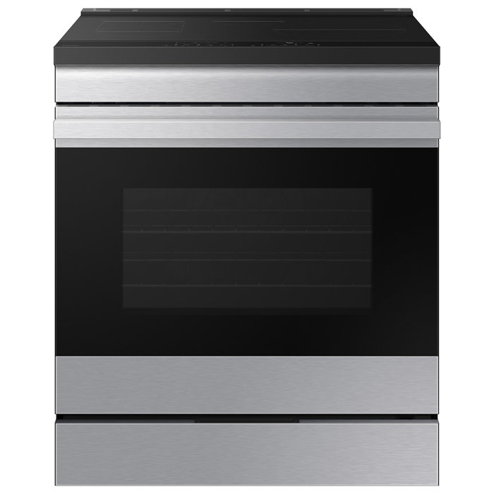Samsung Bespoke Smart Slide-In Induction Range 6.3 cu. ft. with Ambient ...