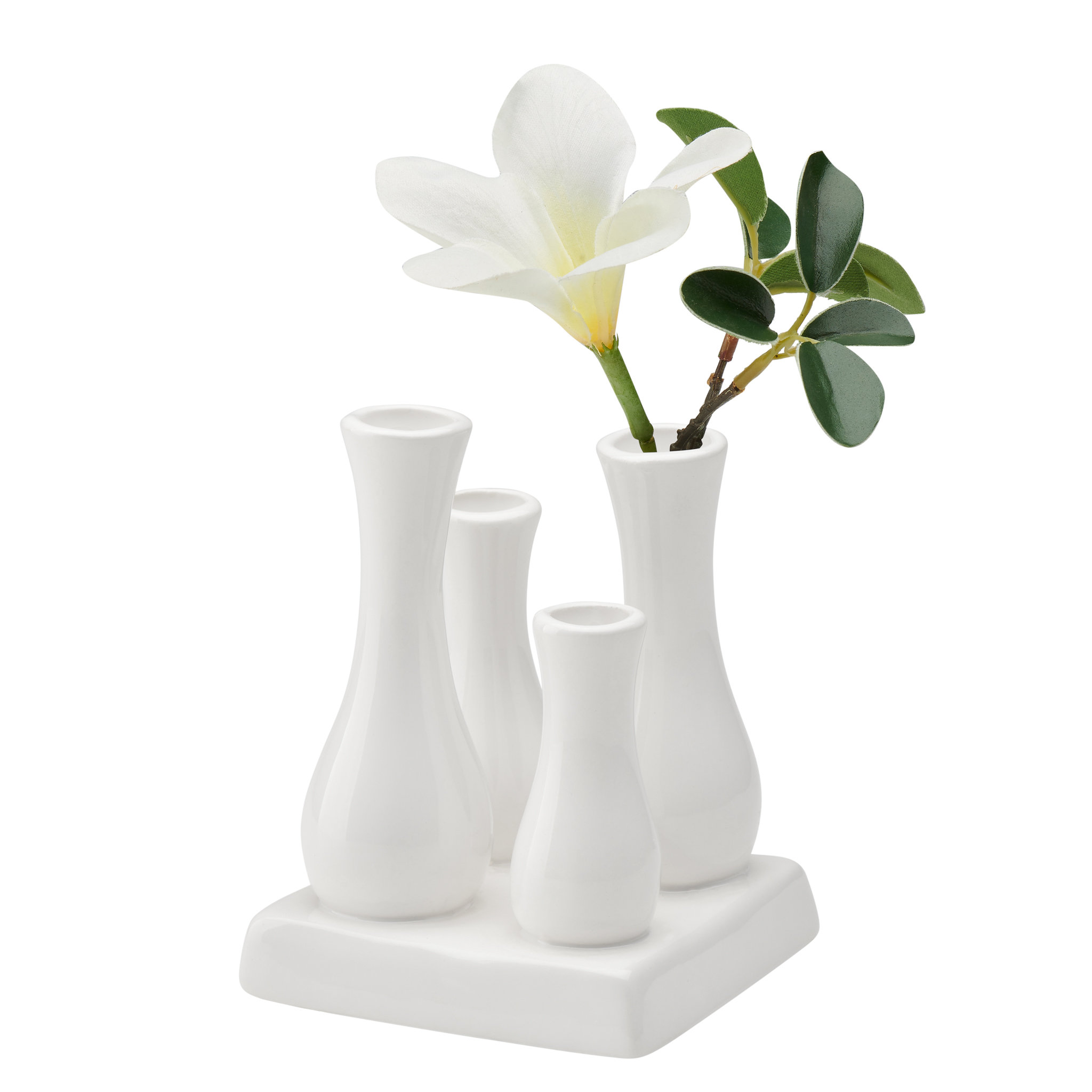 Latitude Run® Multi Tube Ceramic Square Urn Table Vase | Wayfair