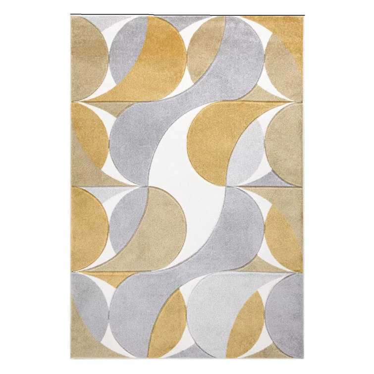 Metro Lane Modern Luxury Geometric Design Rugs Soft Large Area Rugs ...